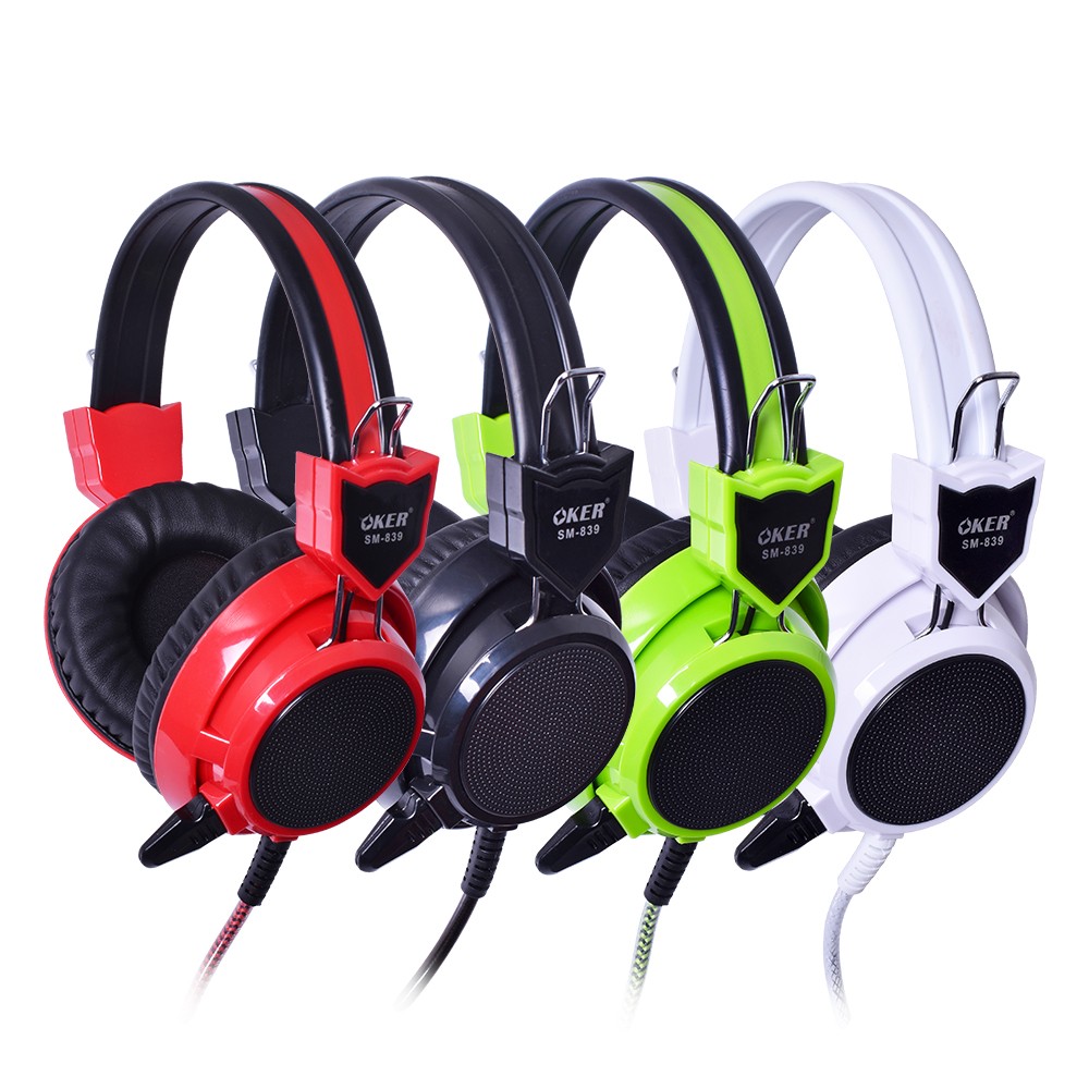 หูฟังครอบหู OKER FOLDABLE HEADPHONE รุ่น SM-892 - MAHAPROM - ThaiPick