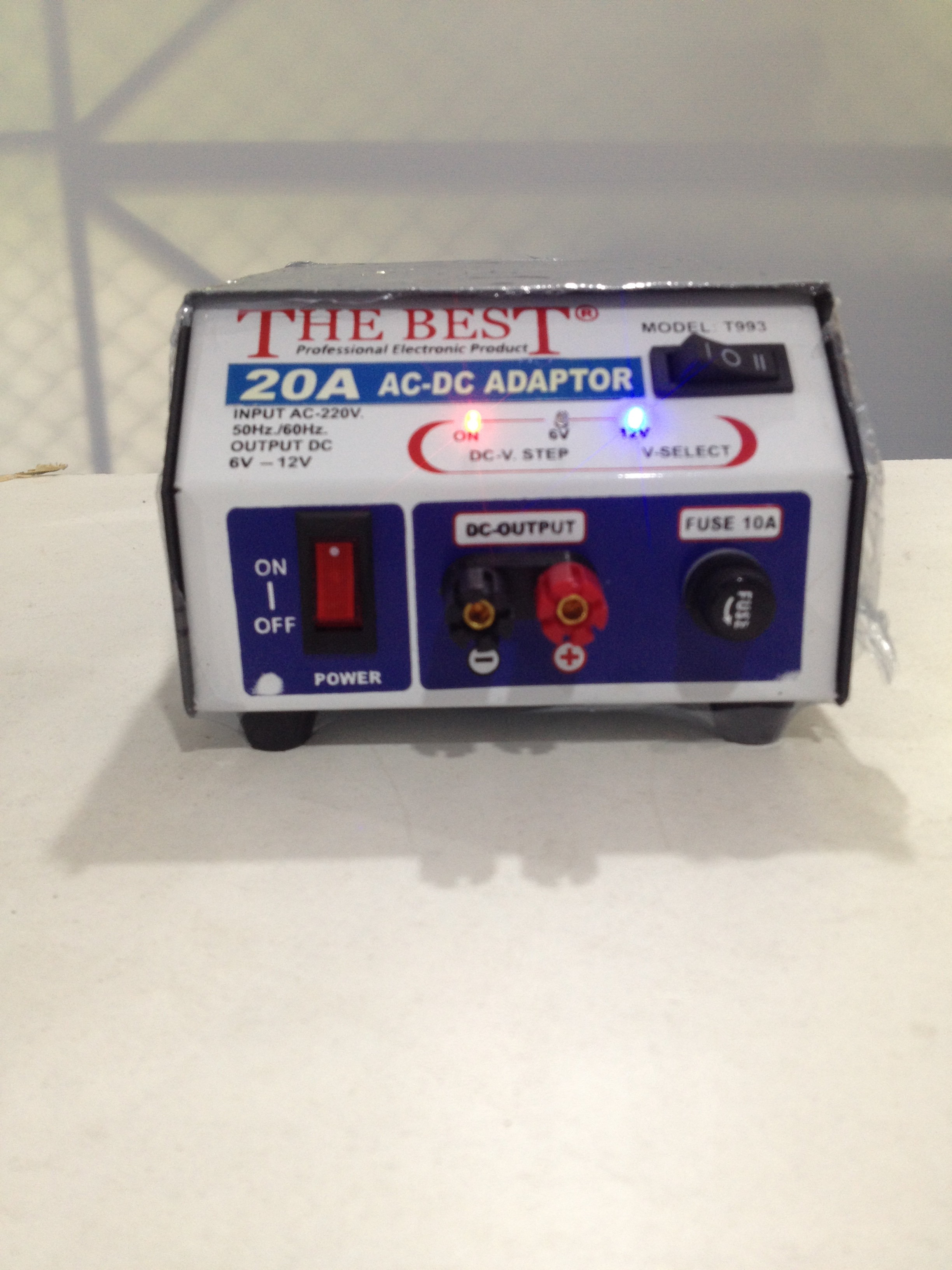 อแดปเตอร์ เครื่องแปลงไฟ AC-DC THE BEST 20A AC-DC Adapter input AC 220 V ...