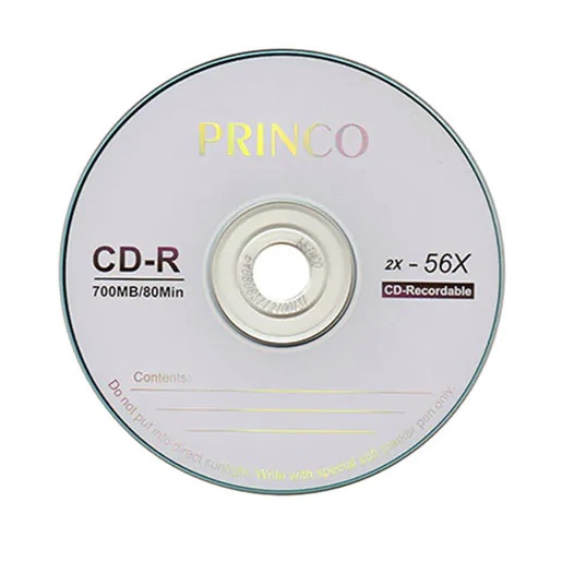 แผ่นซีดี Princo CD-R ความจุแผ่น 700 Mb 80 นาที ยี่ห้อ PRINCO ของแท้ ( Princo CD-R 80 Minute ...
