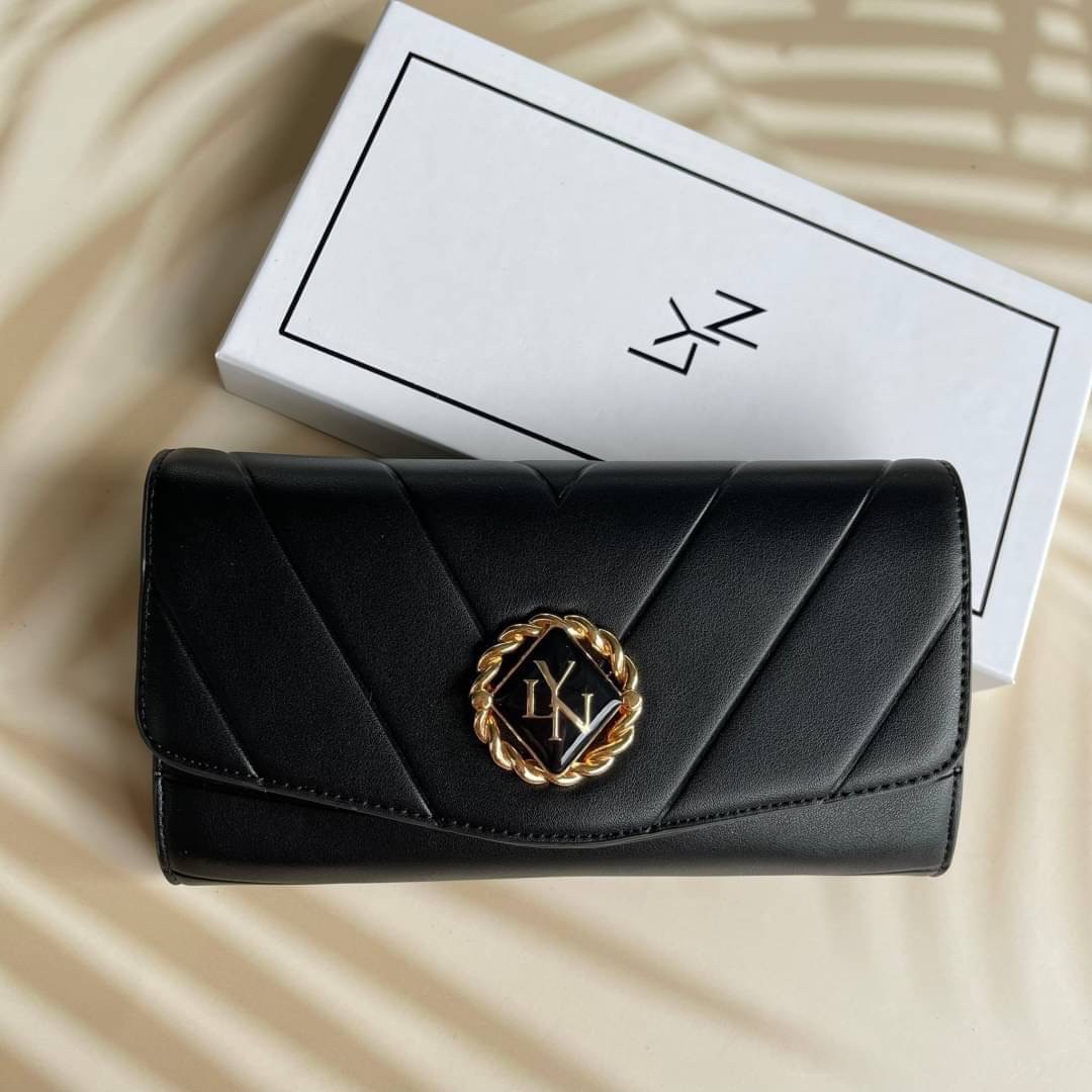 NEW LYN LONG WALLET ใหม่ กระเป๋าสตางค์ กระเป๋าเงิน กระเป๋าสตางค์ผู้หญิง ...