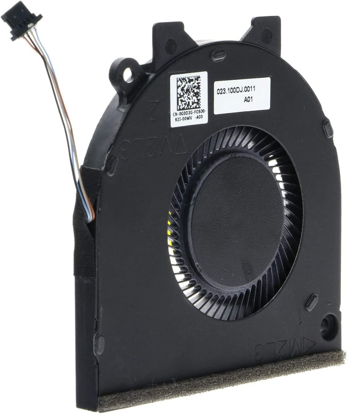 CPU FAN พัดลมโน๊ตบุ๊ค พัดลมระบายความร้อนสำหรับ Dell Inspiron 5482 P93g ...