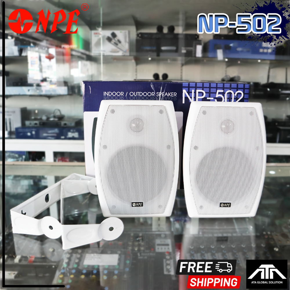 NPE NP502 ตู้ลำโพงแขวนสีขาว ตู้ลำโพง5นิ้ว ตู้ลำโพงแขวนสีขาว NP-502 ...
