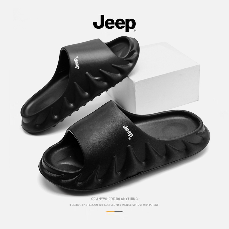Jeep/Jeep Men's Outerwear Soft Thick Bottom Non-Slip Slip-on Slippers ...