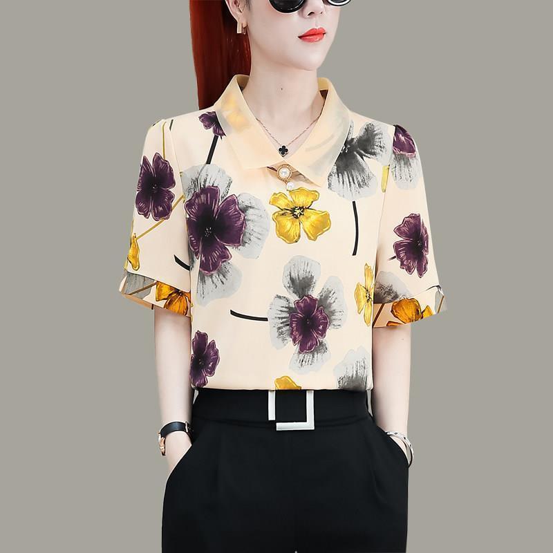 Long-sleeved shirt women's blouse 2022 spring new fashion Joker loose ...
