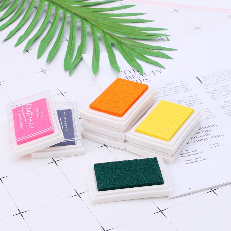 love* Colorful Oil Ink Pad Rubber Stamp Partner Craft DIY Scrapbook ...