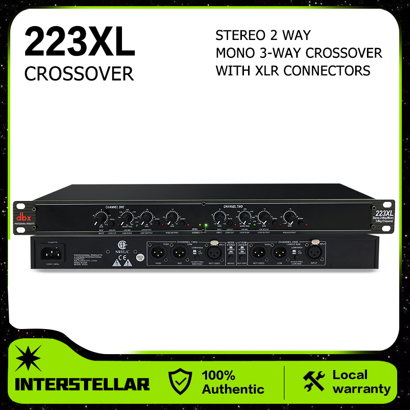 DBX 223XL crossover Cossover 223 XL ยี่ห้อ ซาวด์เบส ครอสโอเวอร์ รุ่น ...