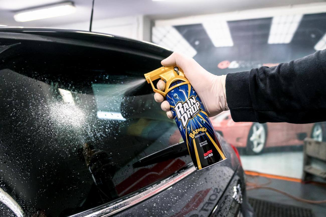 สินค้าใหม่ SOFT99 Rain Drop สเปรย์ BAZOOKA ขนาด 300 ml. ไล่น้ำ เคลือบสีรถ ใช้ง่าย 00526 - Young ...