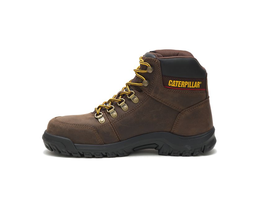 รองเท้า CATERPILLAR Outline Steel Toe Seal Brown P720996 - CATERPILLAR ...