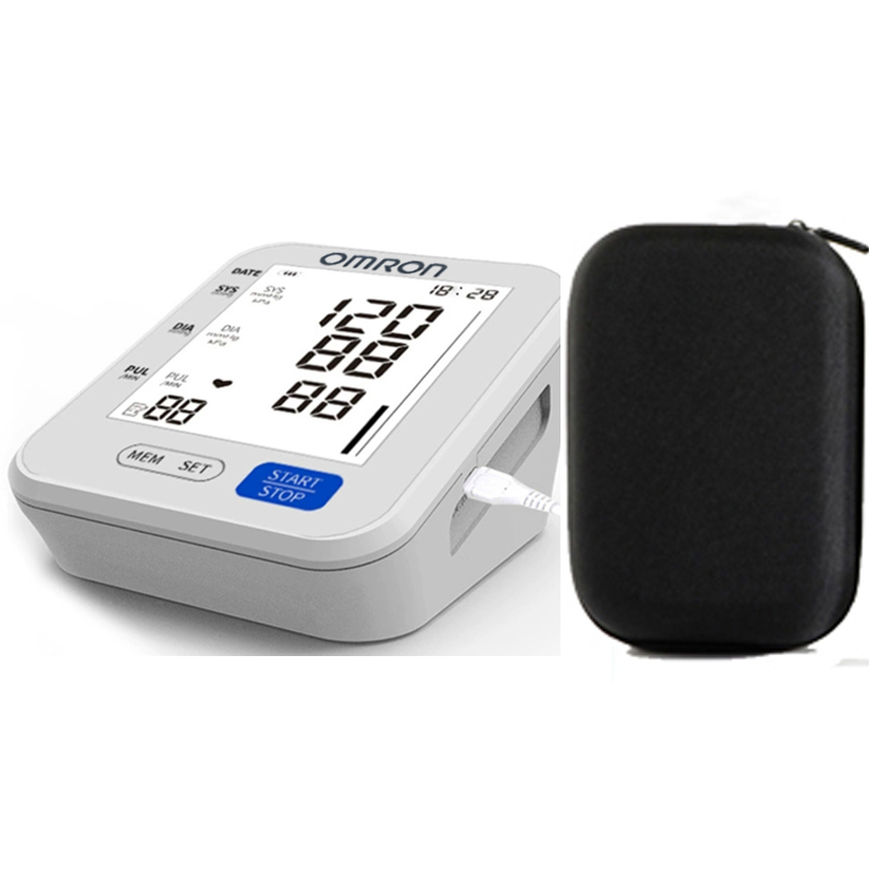 Omron HEM-U725A ประกันศูนย์ไทย 5 ปี (ฟรี Adapterถ่าน) ถุงเก็บของ 5 year warranty OMRON Automatic ...