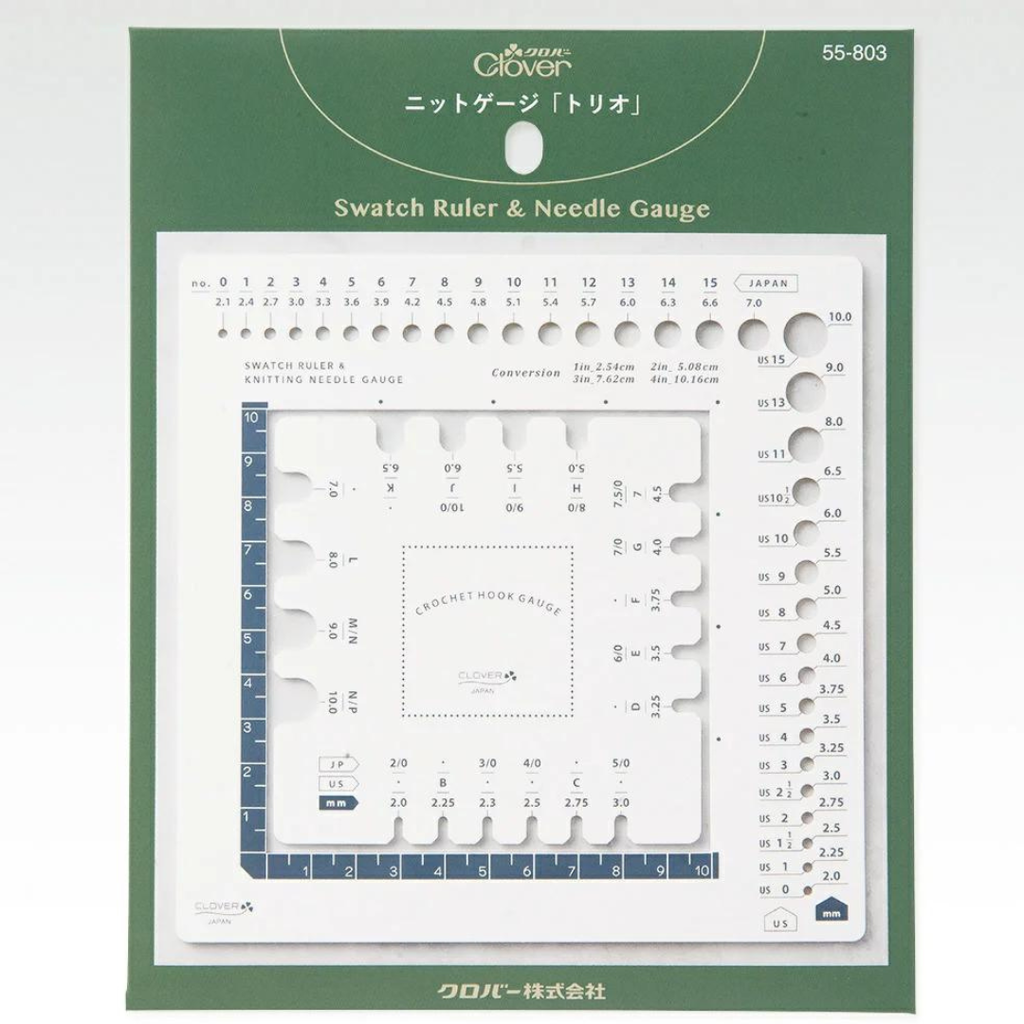 Clover ไม้บรรทัดและ needle gauge Swatch 55-803 | Lazada.co.th
