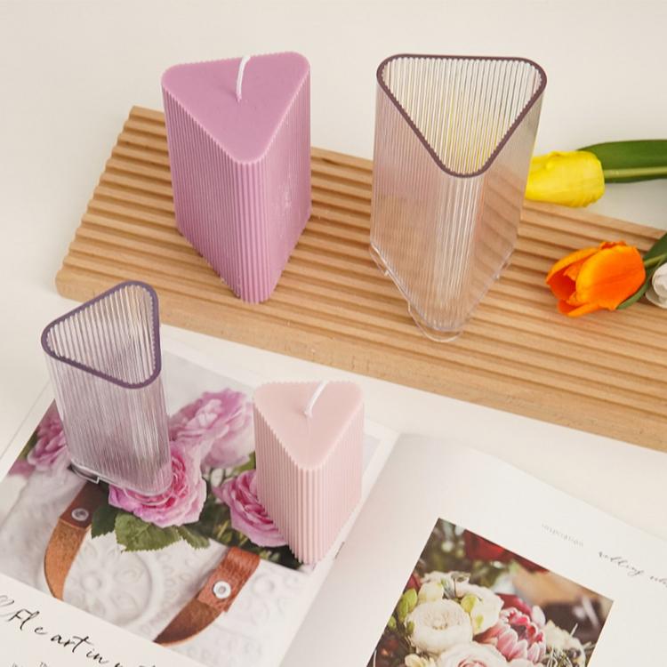 Triangular Candle Moulds PCCandle Molds DIY Handmade European Soap ...