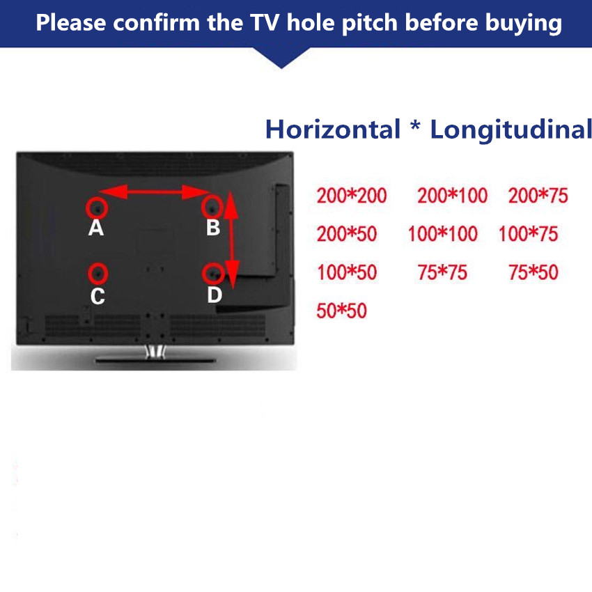 ชุดขาแขวนทีวี LCD, LED ขนาด 14-42 นิ้ว Wall Mount แบบติดผนังฟิกซ์ ที่ ...