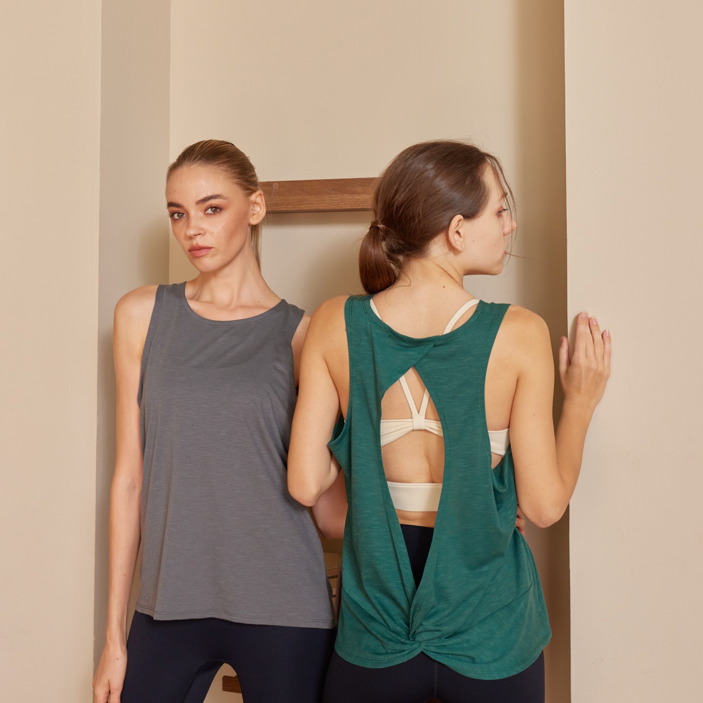 Penny Activewear กางเกงออกกำลังกาย เอวกลาง Medium-Waisted ทรงกระชับ กางเกงโยคะขายาว78ส่วน กางเกง ...