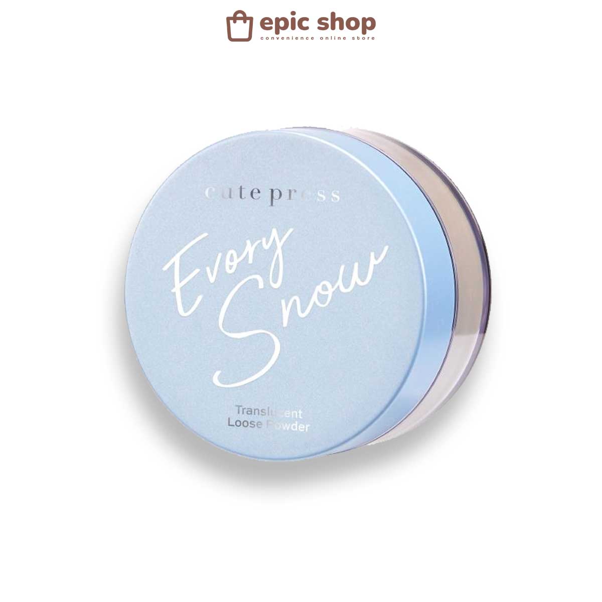 CUTE PRESS แป้งฝุ่น EVORY SNOW TRANSLUCENT LOOSE POWDER 15 g - MixASale