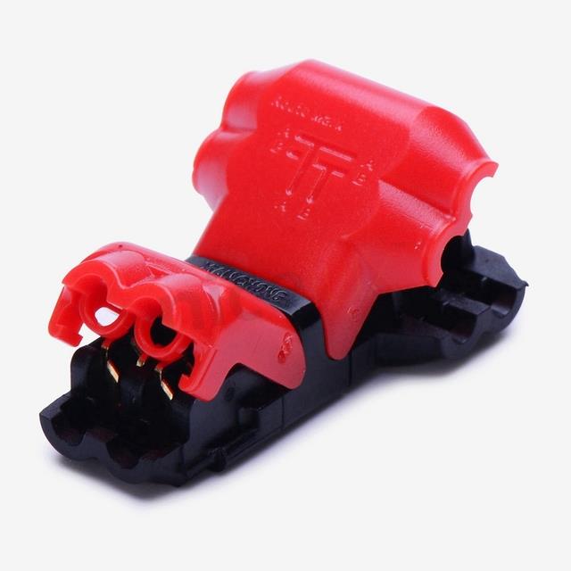 10 pcs 2 pin DC/AC 300V 10A Wire Connector 18-22AWG no welding scotch ...