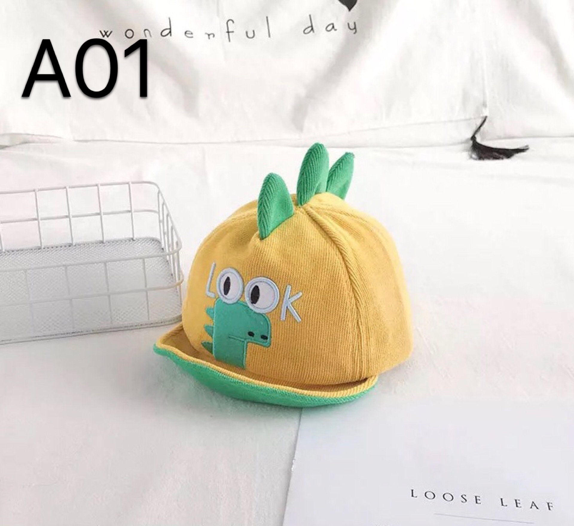 BABY NAE หมวกเด็กน่ารักคิคุ สไตล์เด็กญี่ปุ่น รูปไดโนเสาร์ สำหรับเด็ก 1 ...