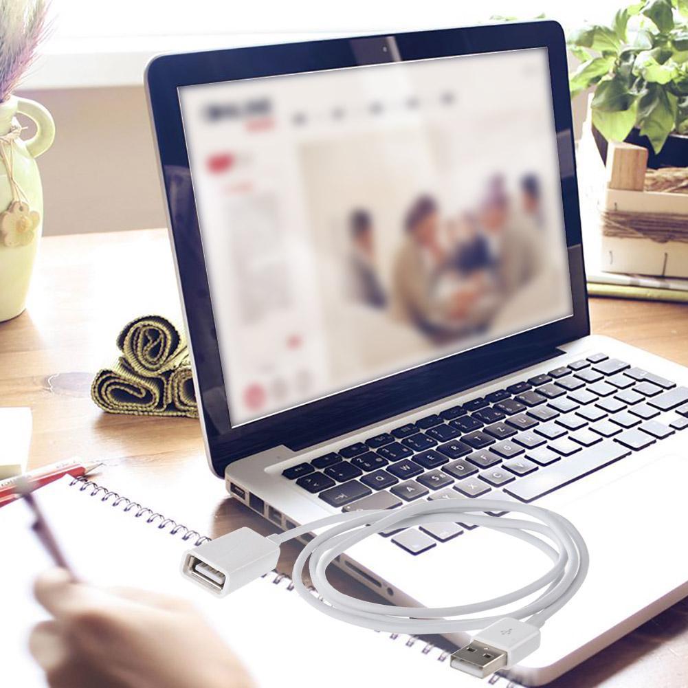 A Usb To Male Female A Extension M/f White Cable Lw 40 F5X4 R7F5 T9A2 ...