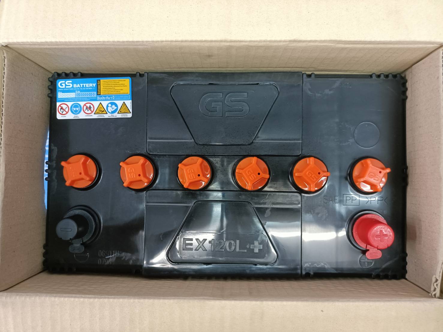 แบตเตอรี่รถยนต์ GS รุ่น EX120L/R จัดส่งฟรีทั่วประเทศ 12V 80Ah แบตเตอรี่ชนิดน้ำ - BATTMANN ...