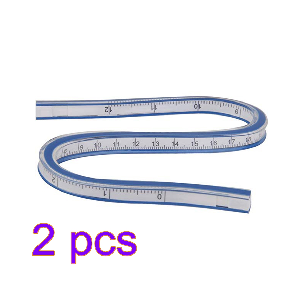 【CW】Flexible Curve Ruler Spiral Drafting Drawing Measure Tool Soft ...