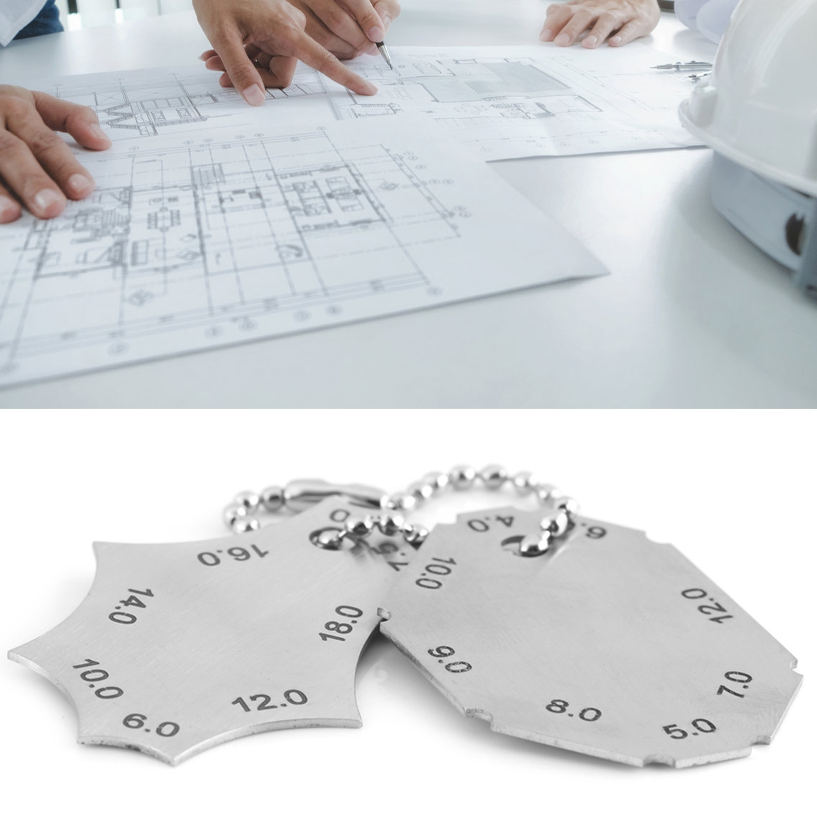 Fillet Weld Tee Joint Welding Throat Depth Leg Length Gauge Ruler Two ...