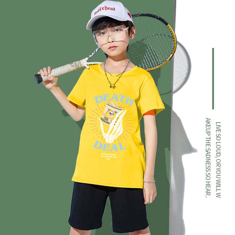 NEW summer เสื้อยืดน่ารักสมวัยสดใสใส่สบายมาก สำหรับเด็กชาย-เด็กหญิงH294 ...