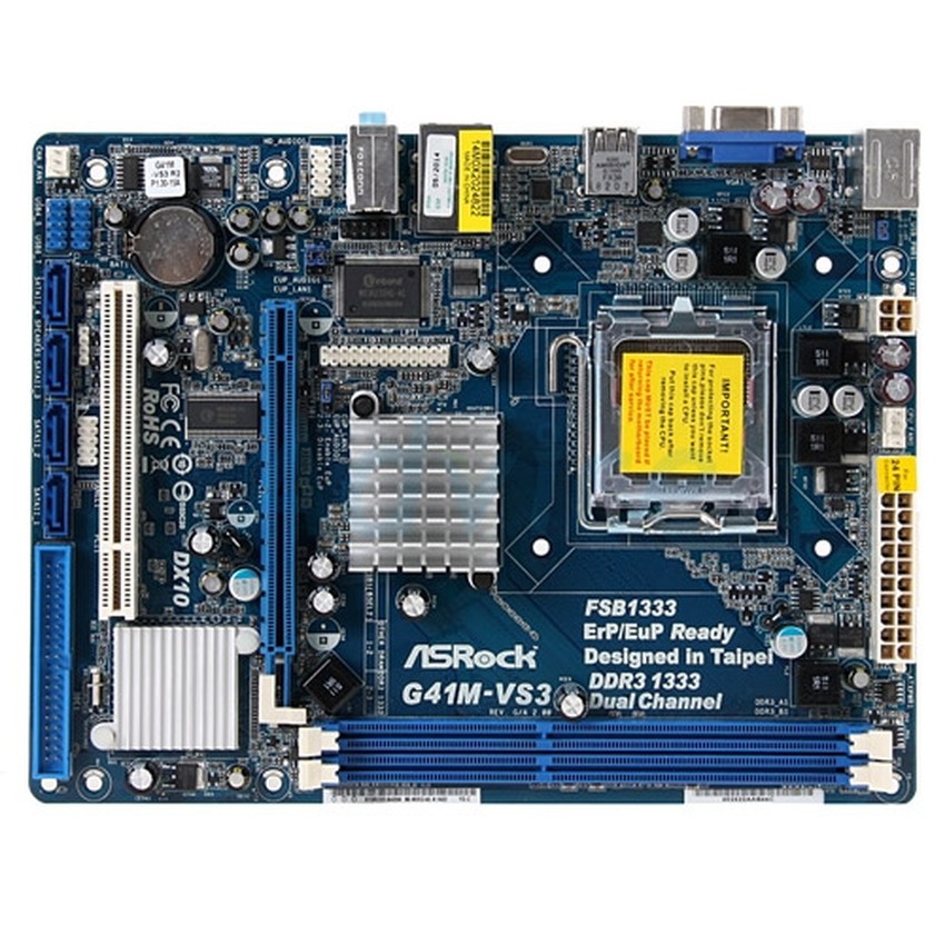 ASROCK Mainboard G41M-VS3 R2.0 INTEL 775 (VGA On) - Cantinflas - ThaiPick