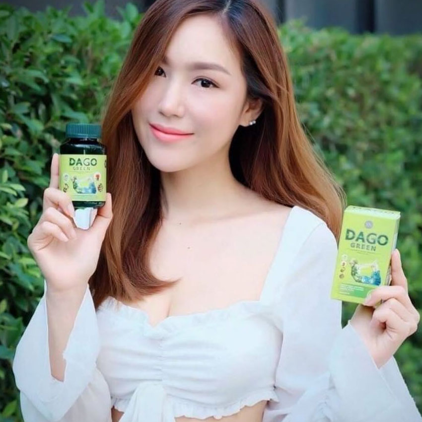 Dago Green สูตรใหม่!!! ดาโกกรีน อาหารเสริม 60 เม็ด (2 กระปุก ...