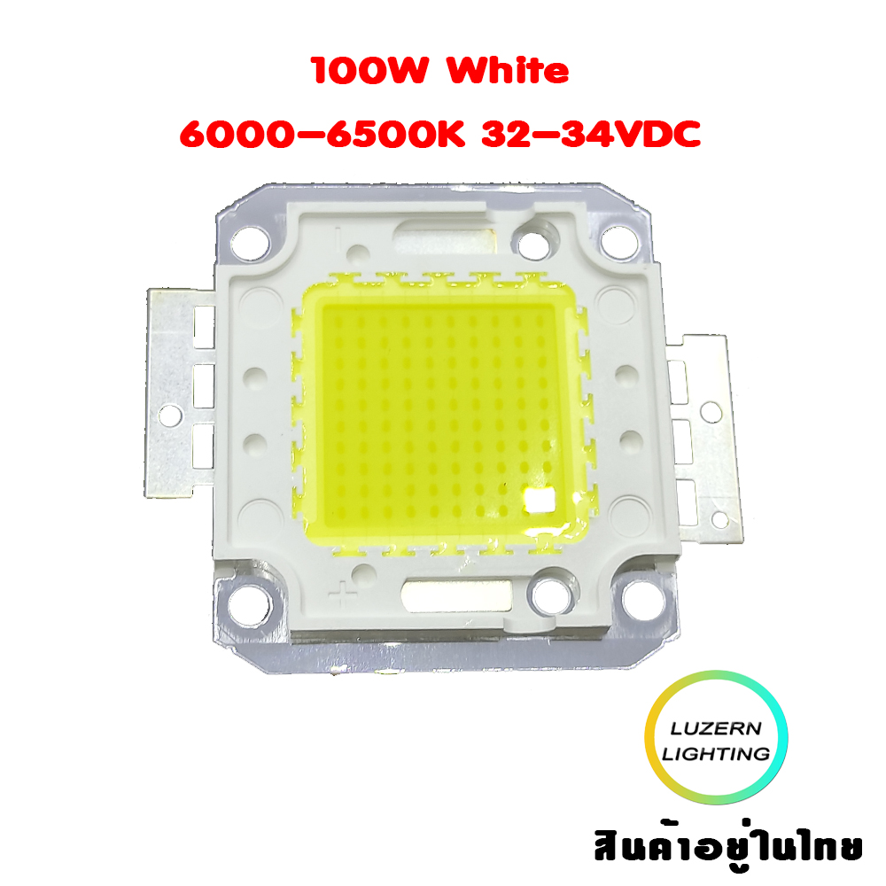 LED Hi-Power 100W Chip 8000-9000LM 32-34VDC White - Warm White - LUZERN ...