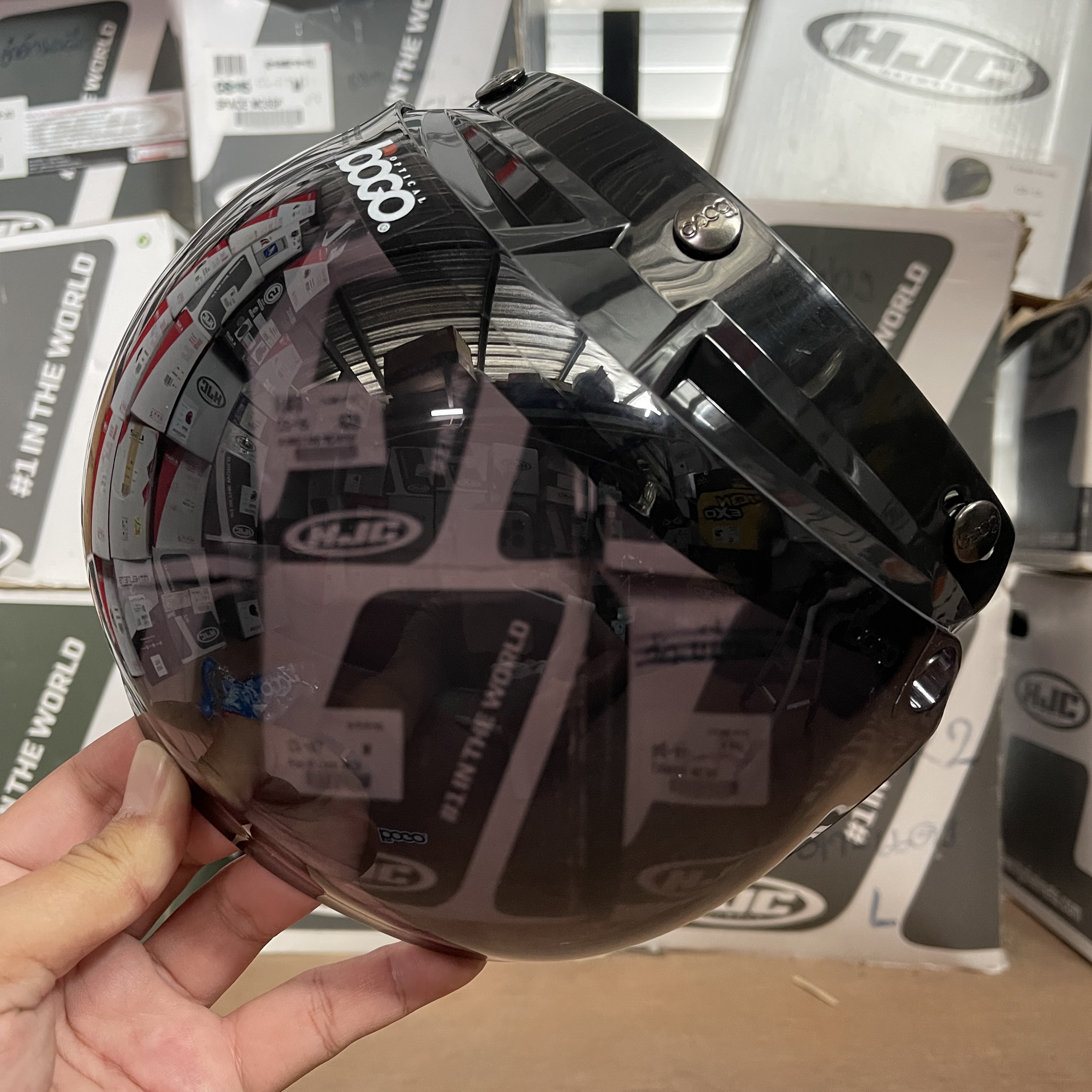 [ ชิลด์ ] VISOR BOGO DARK GREY - Helmets shop - ThaiPick