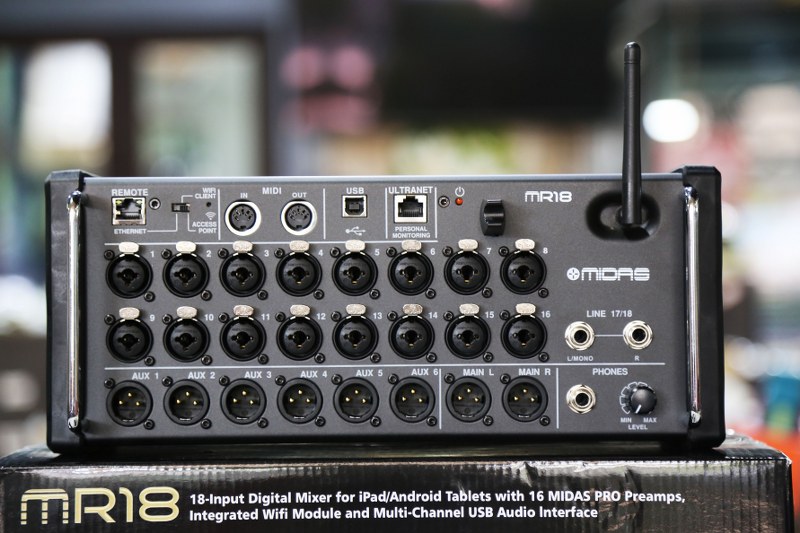 (มิกซ์เซอร์ดิจิตอล) Midas MR18 ไมดาส เอ็มอาร์ 18 *รับประกัน 1 ปี | Lazada.co.th