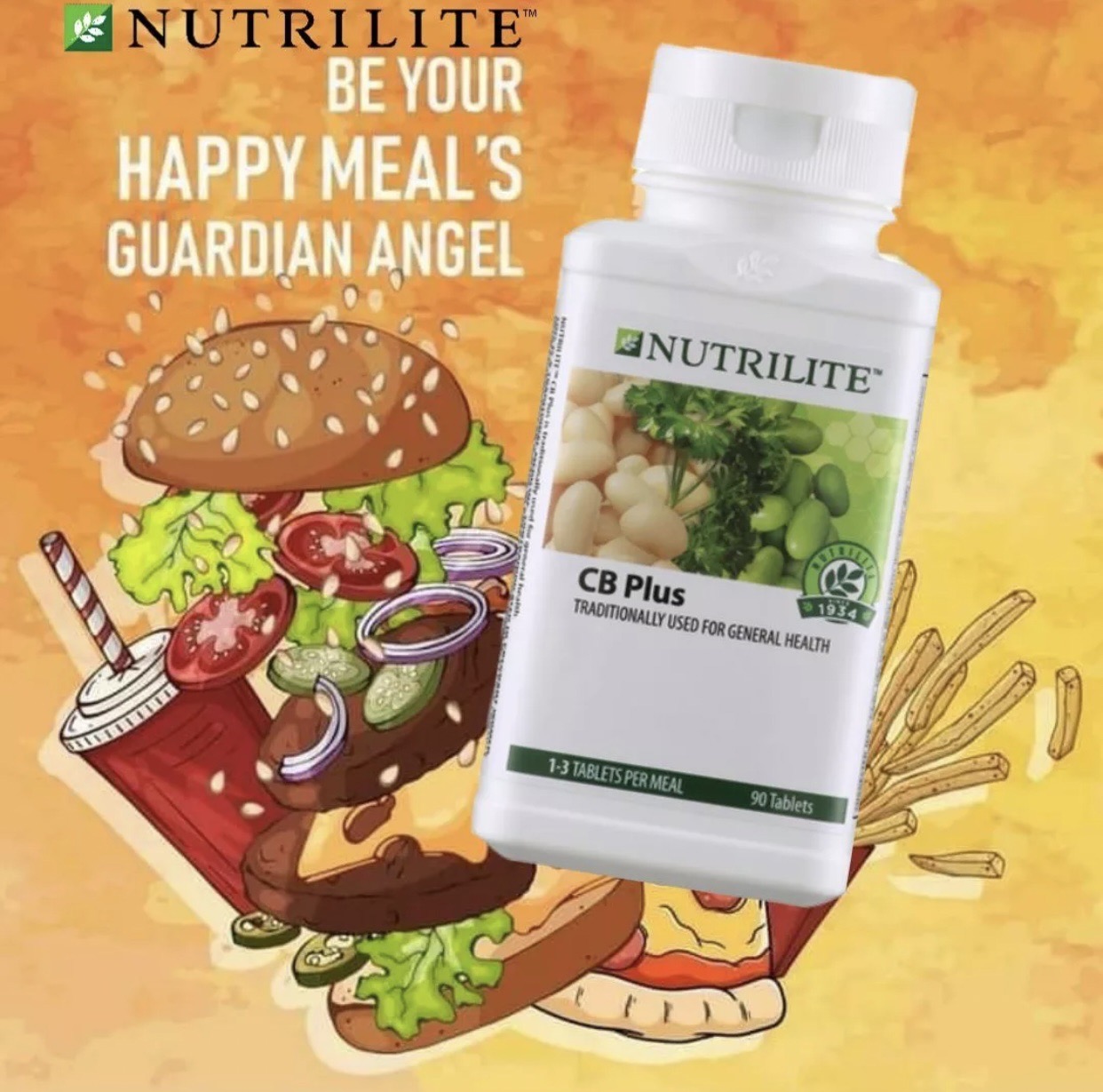Amway NUTRILITE CB plus แคลโลว์ (calow) 90 เม็ด | Lazada.co.th