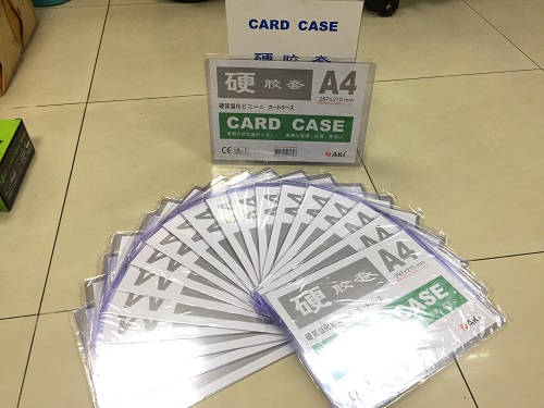 Card case A4 พลาสติกแข็งหุ้ม A4 1 กล่อง 20 ชิ้น Naki พลาสติกแข็ง | Lazada.co.th