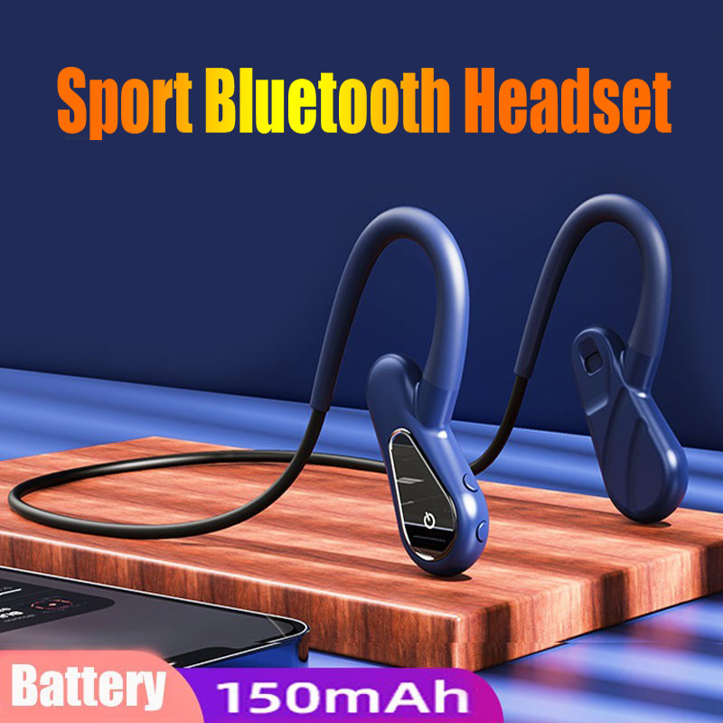 Ear-hook On-ear Wireless Headset Bluetooth Earphone Headphones Headsets ...