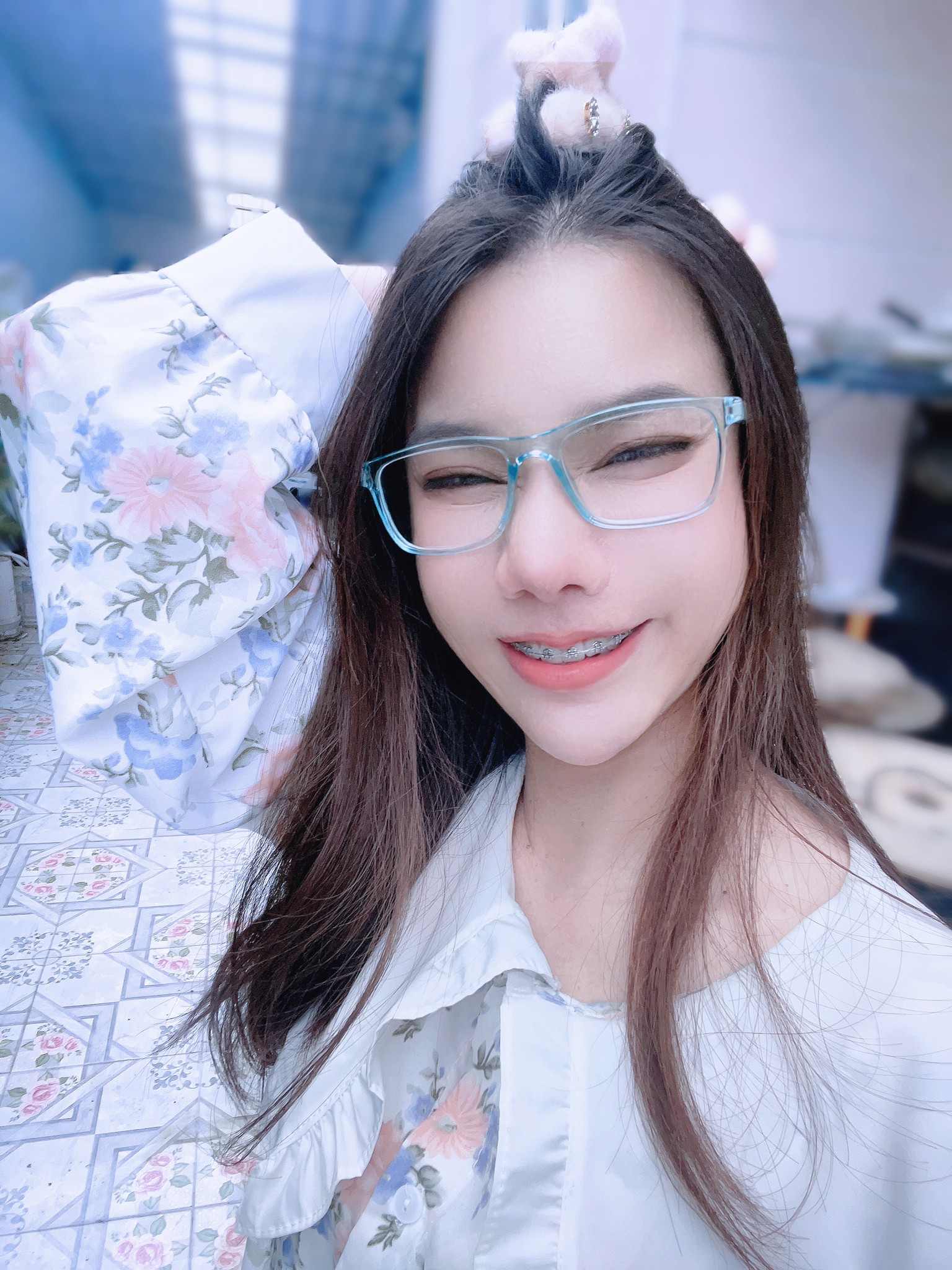 แว่นสีเขียว แว่นสายตายาว แว่นทรงเหลี่ยมแคบ งานเบามาก แว่นตา Phariya ...