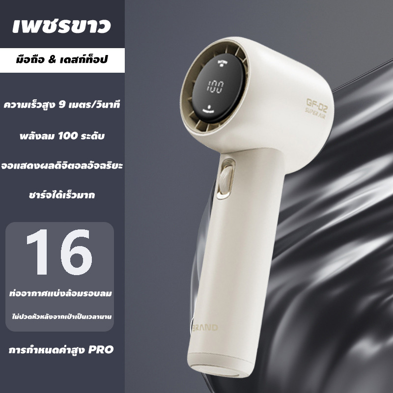 พัดลมแบบมือถือแบบชาร์จไฟ Pro1S JISULIFE พัดลมแบบพกพาขนาดเล็ก, พัดลมเจ็ท ...