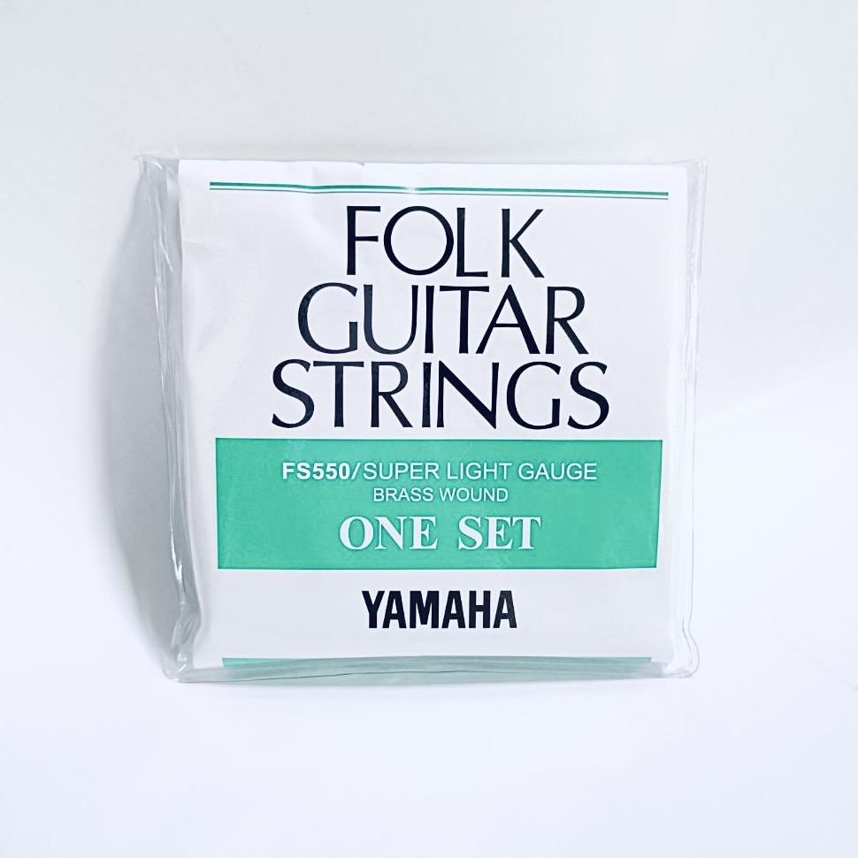 สายกีตาร์โปร่ง Yamaha guitar strings 10/47 ครบชุด6 เส้น เสียงใสกังวาล ...