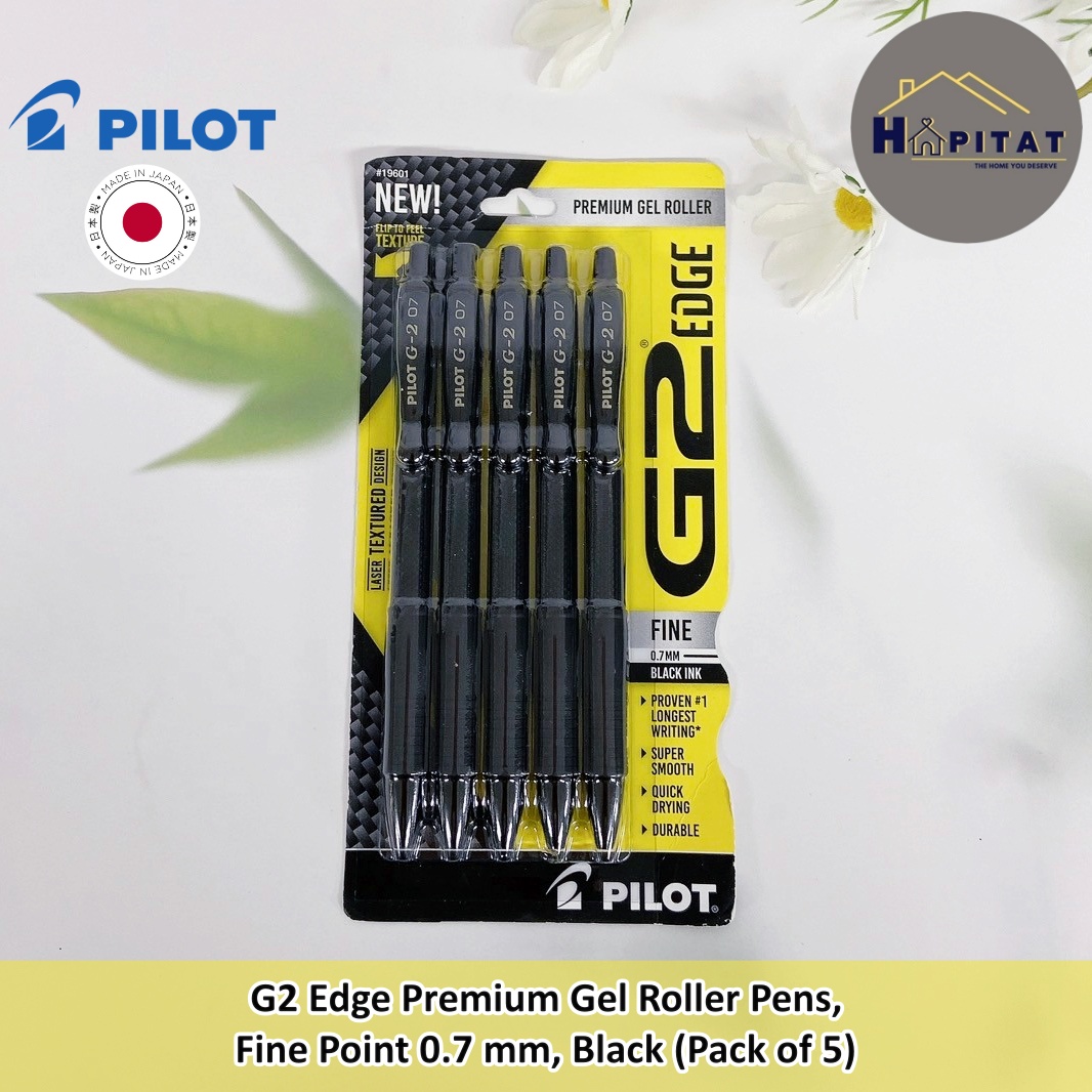 anti-slip gel ink pen g2 edge premium gel roller pen, 0.7mm, black ...