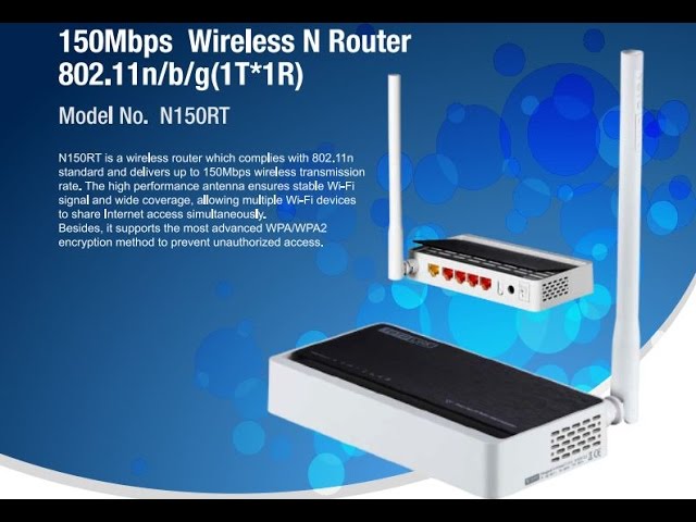 TOTOLINK N150RT 150 Mbps Wireless WiFi Router 11n Wireless ...