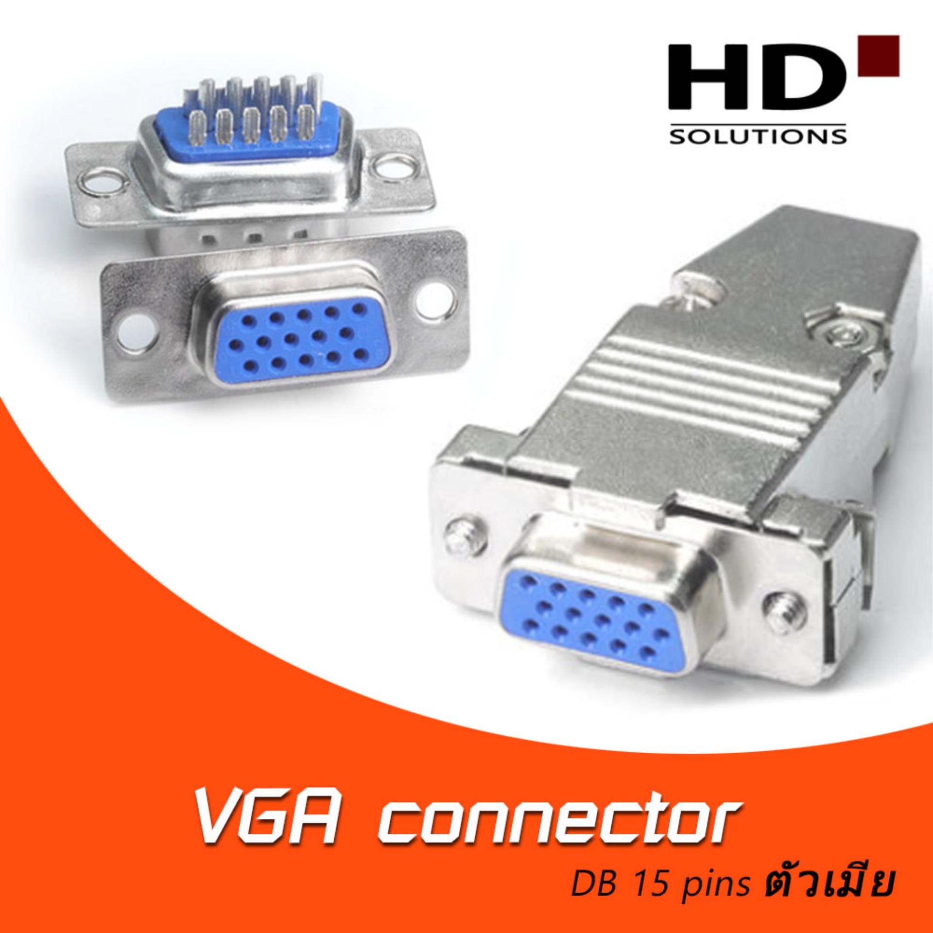 VGA ตัวเมีย มาใส่หน้ากาก Panasonic รุ่นใหม่ VGA FEMALE SOCKET Module ...