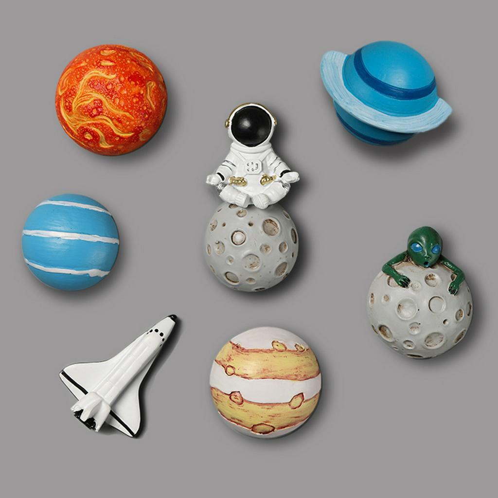 ELEGANT Venus Fridge Magnets Saturn Note Holder Message Sticker Earth ...