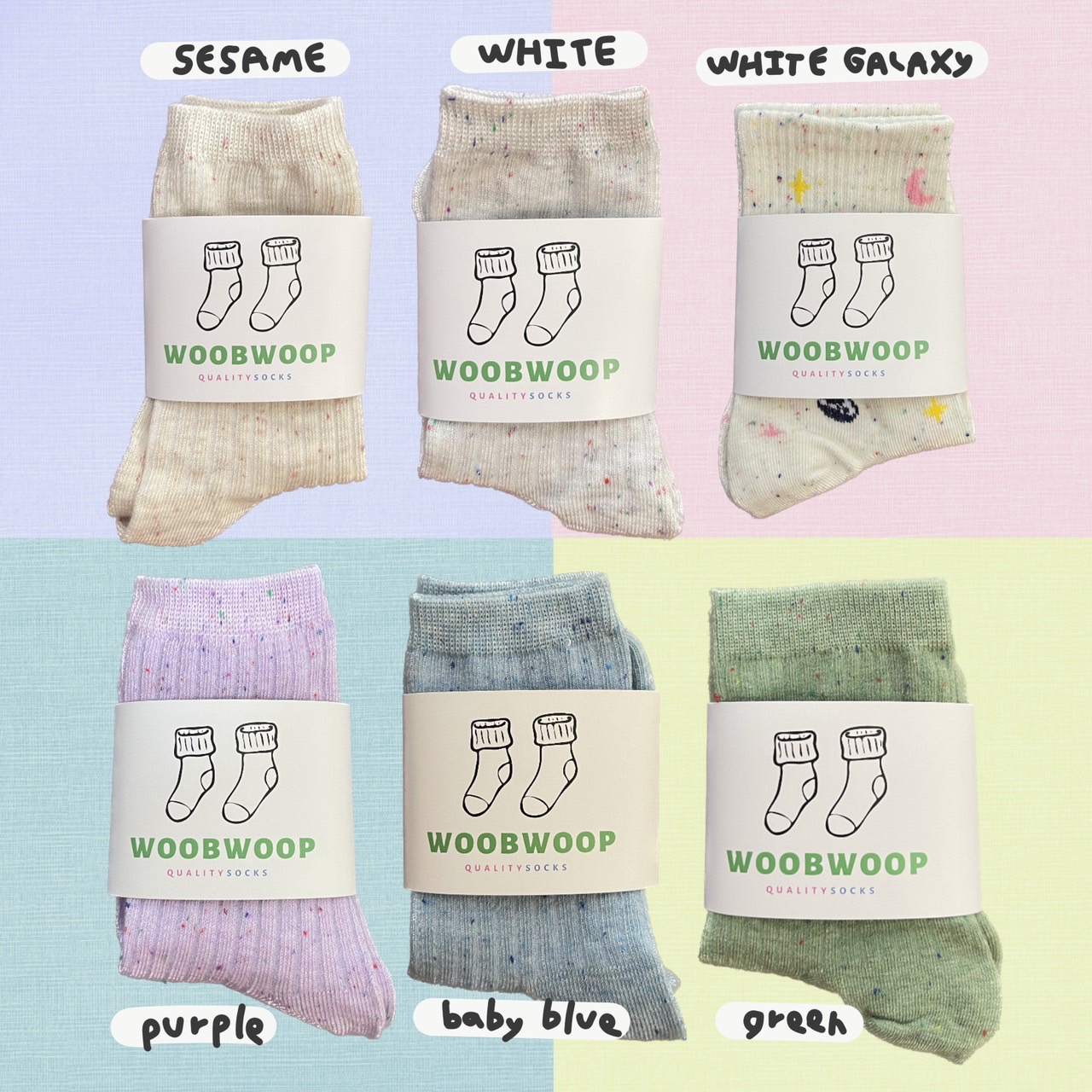 WOOBWOOP Marble Sock - woobwoop - ThaiPick