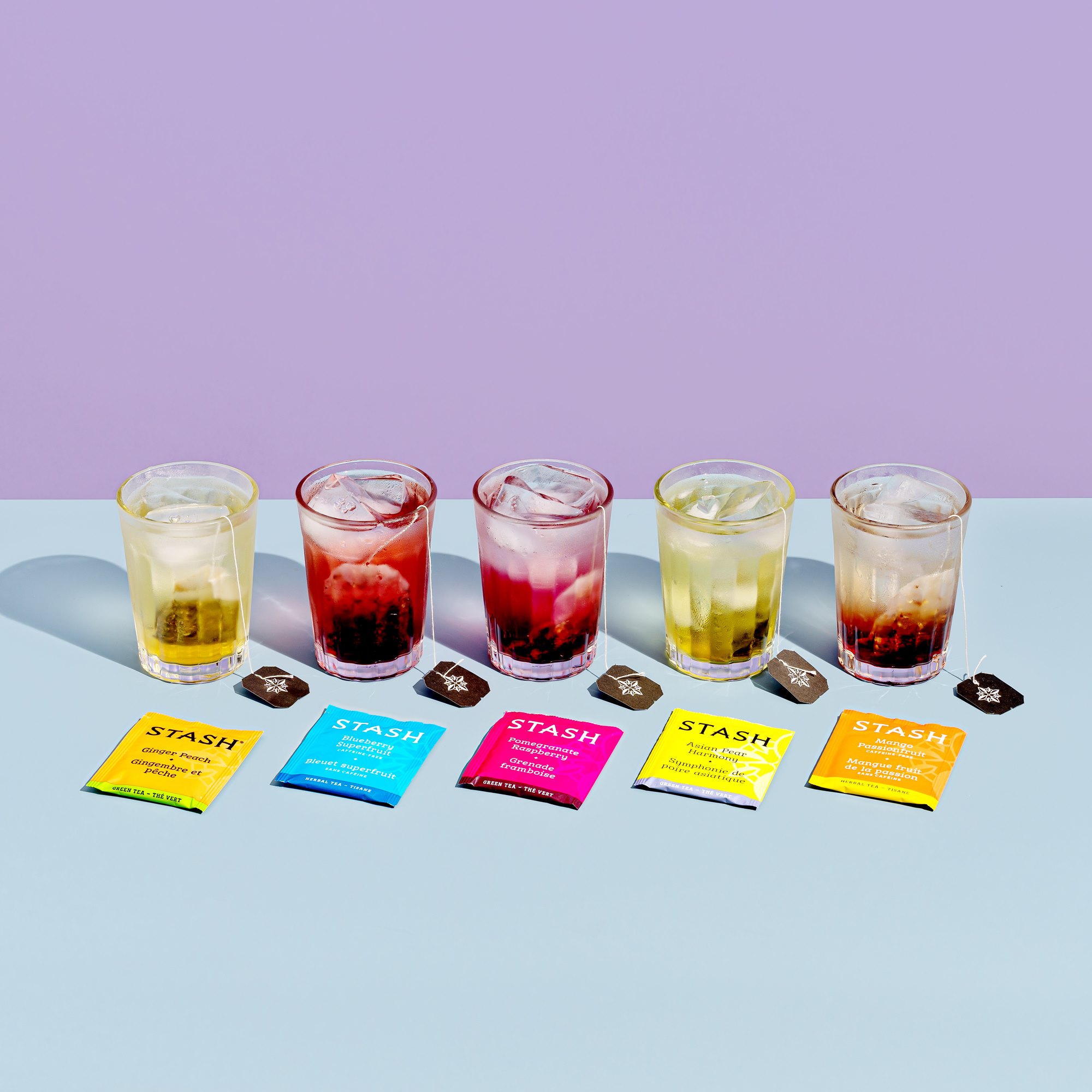 ชาสมุนไพรไม่มีคาเฟอีน STASH Blueberry Superfruit Herbal Tea ชาบลูเบอร์ ...