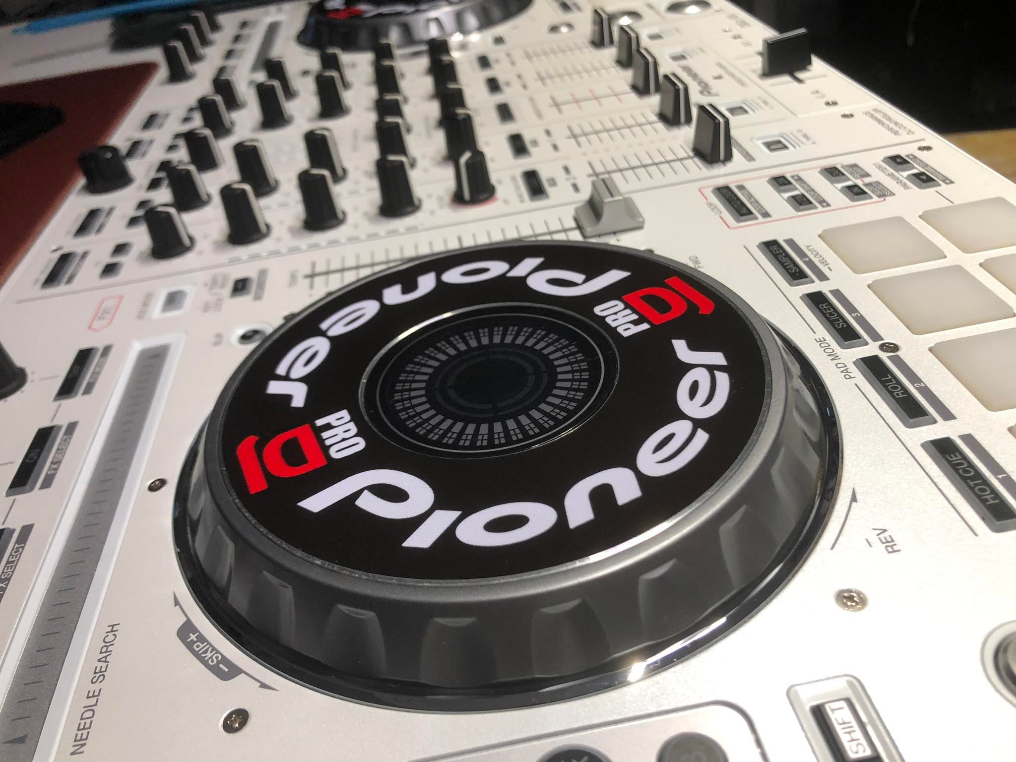 สีดำ ลาย pioneer dj Size S สติกเกอร์ในSkin jog wheel protective film ...