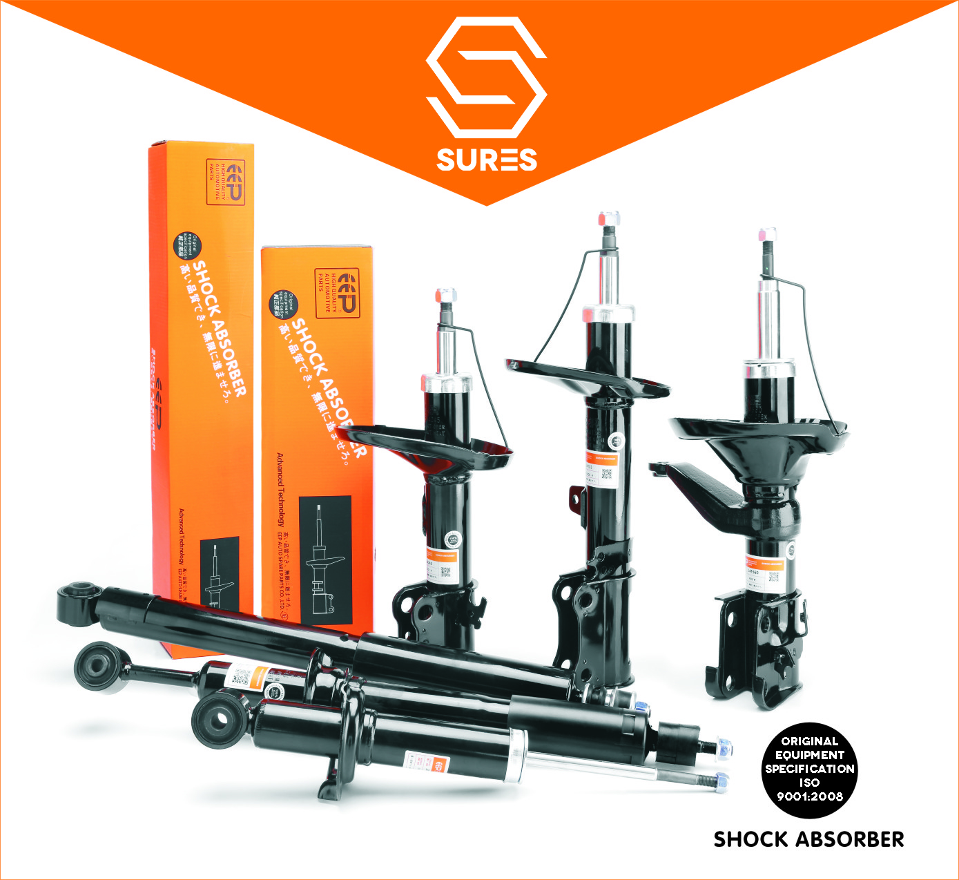 โช๊คอัพ คู่หน้า TOYOTA AVANZA 04-11 ตรงรุ่น 333453 / 333454 - โช๊ค โช้ค ...