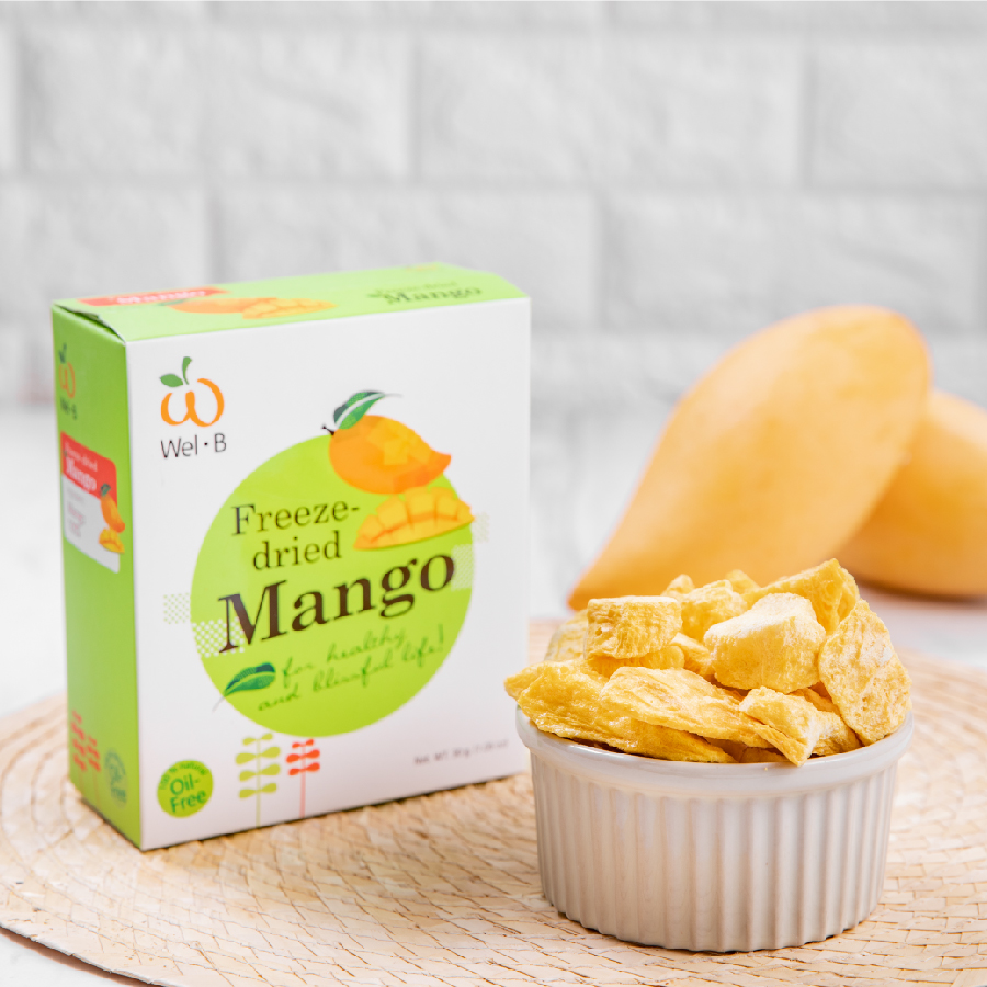 Wel-B Freeze-dried Mango 30g. (มะม่วงกรอบ ตราเวลบี 30 กรัม) - ฟรีซดราย ...