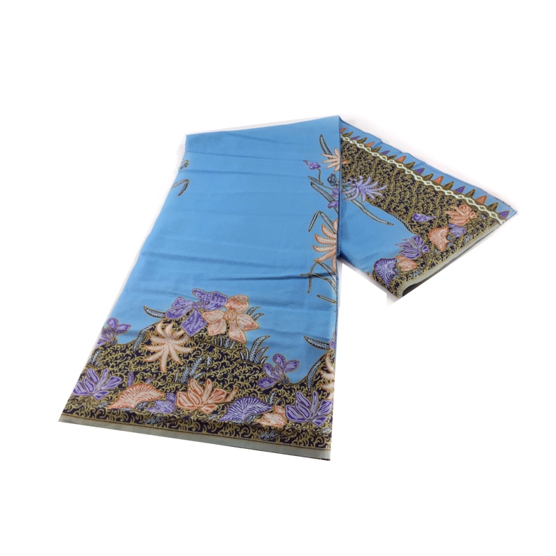 ผ้าบาติก ผ้าถุง ผ้าถุงปาเต๊ะ ผ้าปาเต๊ ผ้าชิ้น ลายดอกไม้ สวยๆ - koob - ThaiPick