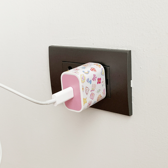 sticker charger for iphone สติ้กเกอร์แปะหัวชาต - amuse.stufff - ThaiPick