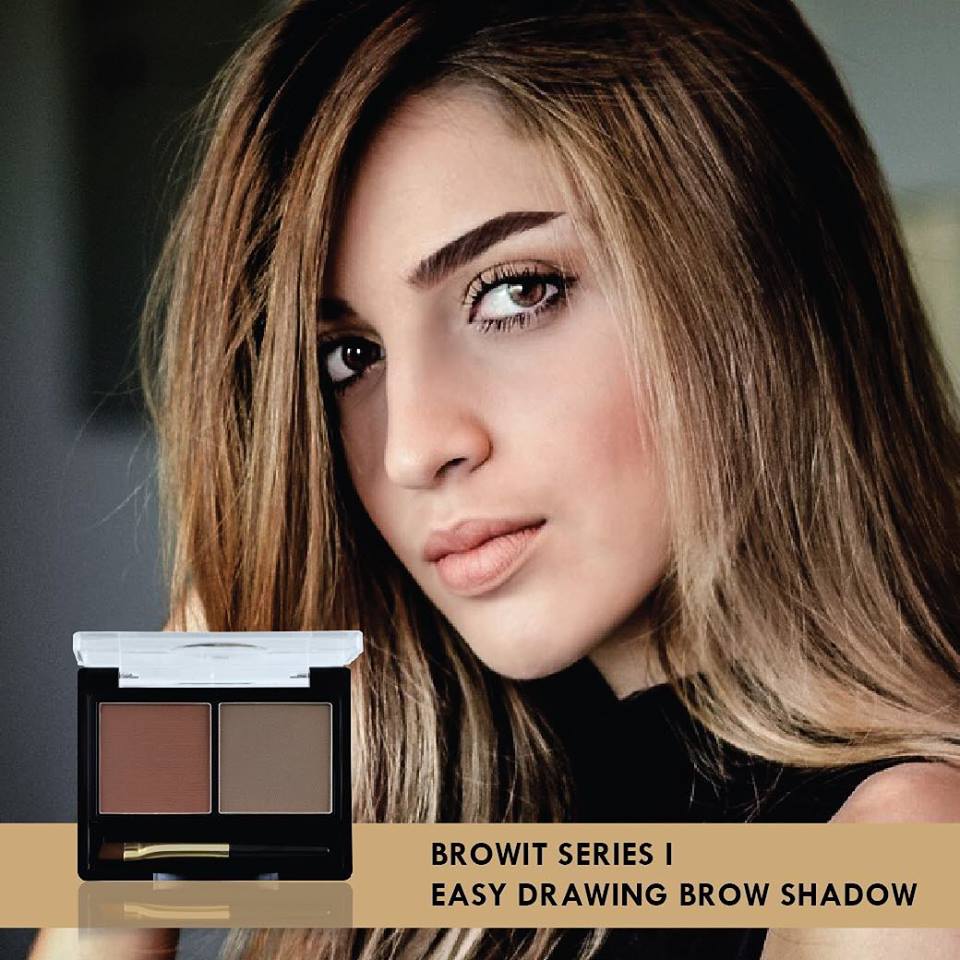 (มีให้เลือก 3 สี) ฝุ่นคิ้วน้องฉัตร ที่เขียนคิ้วน้องฉัตร Browit Easy Drawing Brow Shadow By ...