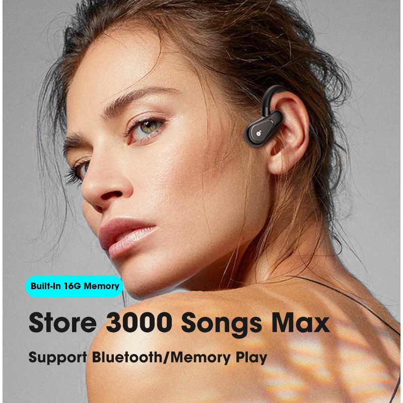Ear-hook On-ear Wireless Headset Bluetooth Earphone Headphones Headsets ...