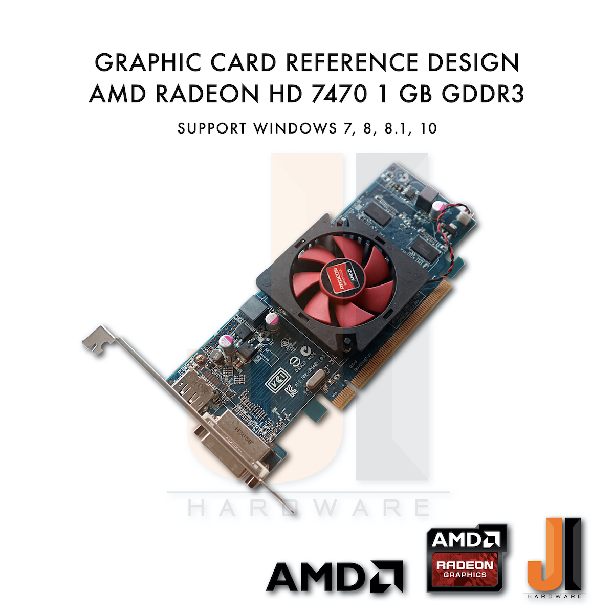 AMD Radeon HD 7470 1GB 64-Bit GDDR3 OEM (มือสอง) - จิ ฮาร์ดแวร์ - ThaiPick
